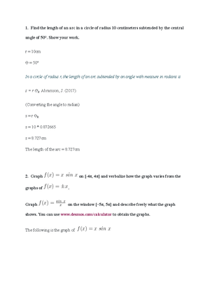 MATH Unit4 Written Assignment - The range of a domain is the range of its inverse function ...