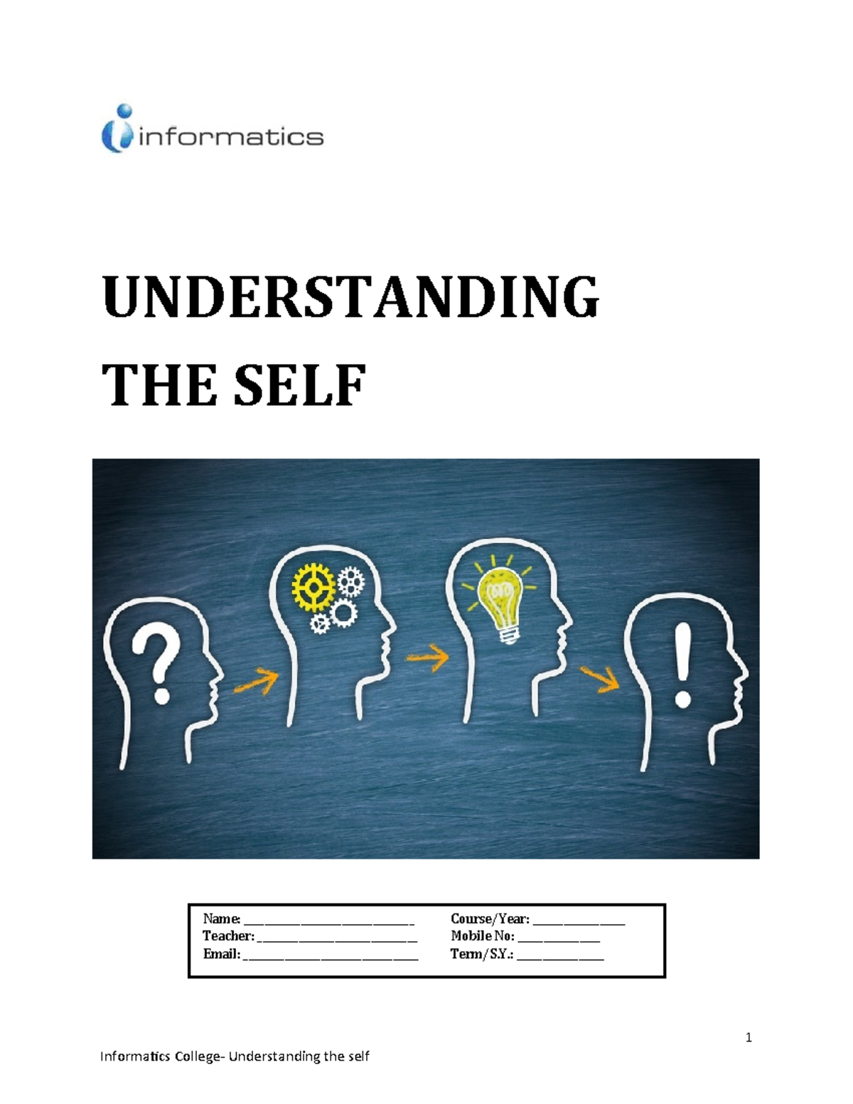 464323557 Understanding THE SELF Prelim Module - UNDERSTANDING THE SELF ...