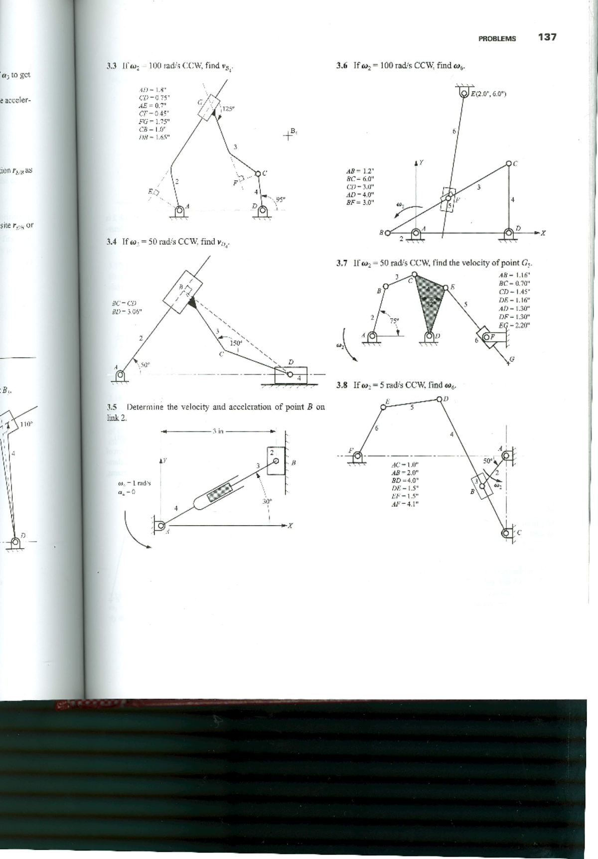 Position and Velocity Problems - Kinematics Of Machines - Studocu