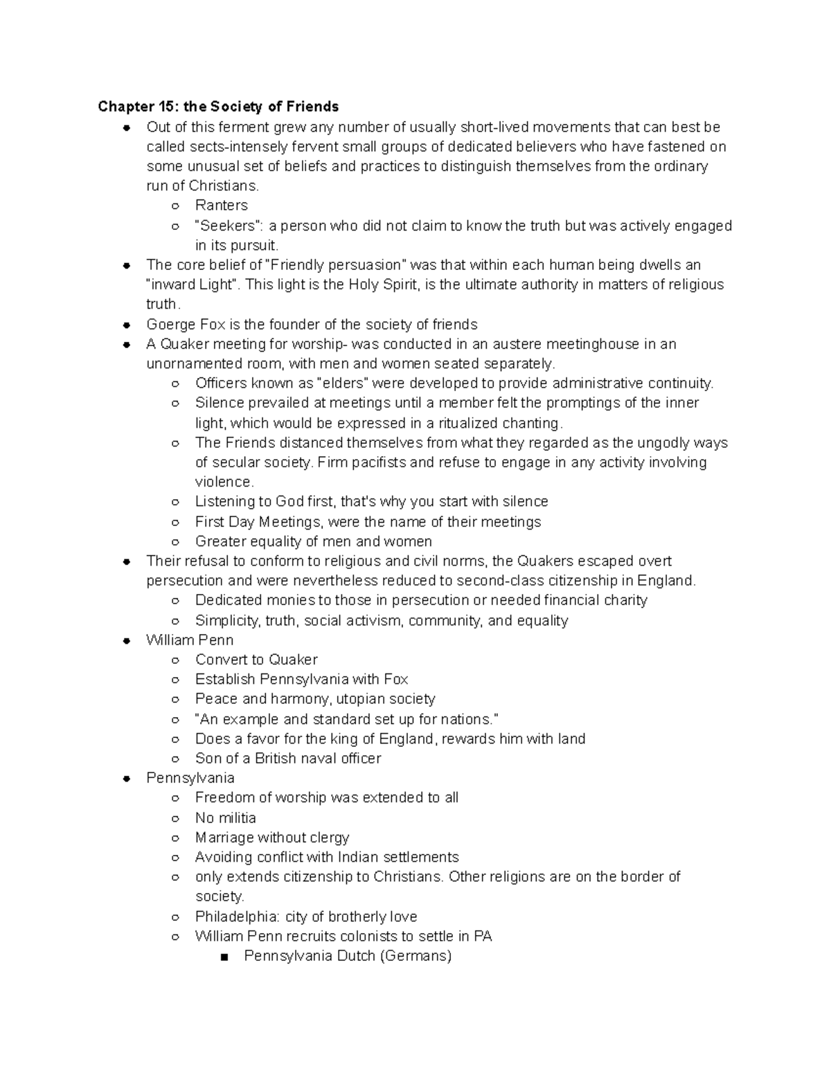 Quakers and The Religion of the Constitution - Chapter 15: the Society ...