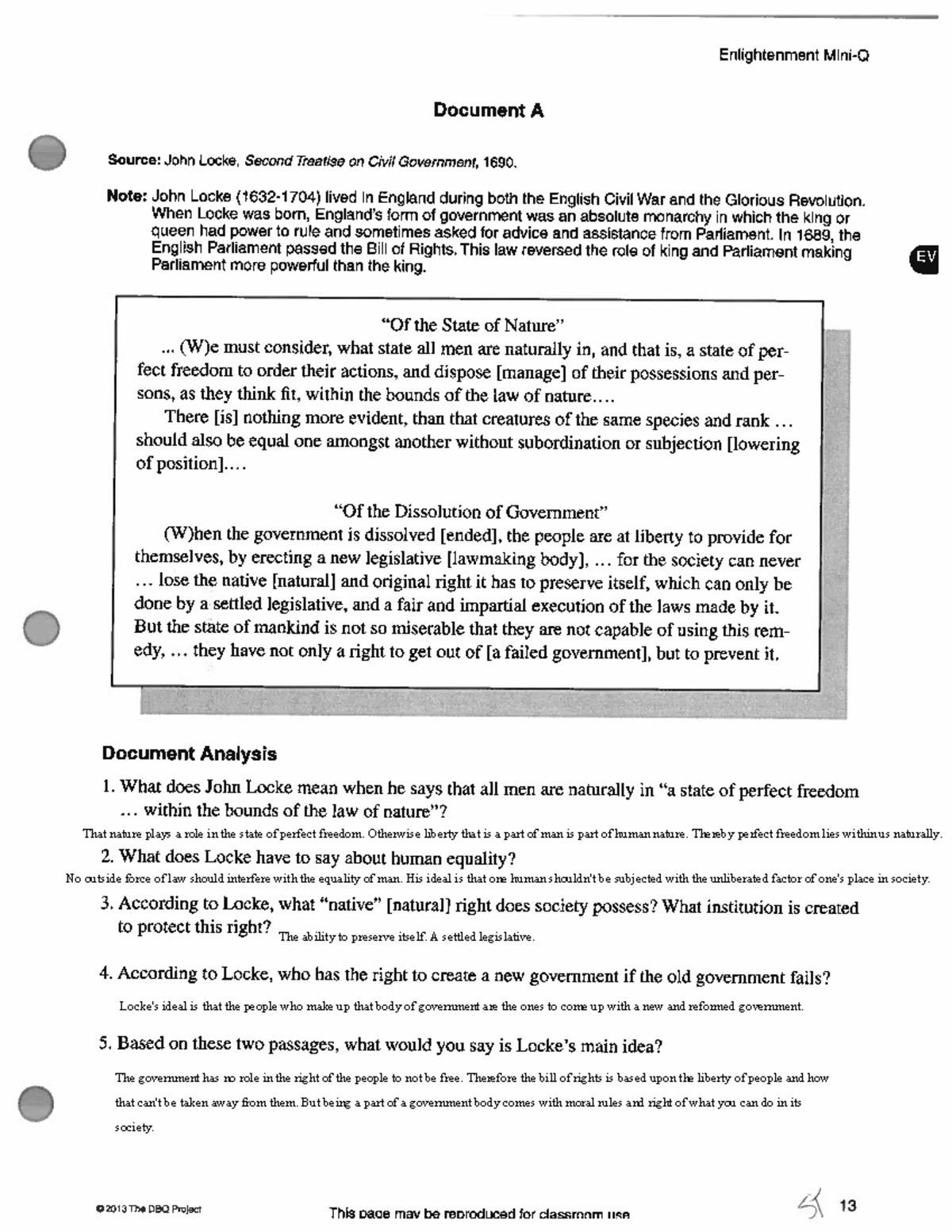 World History DBQ Enlightenment Pt. 2 - Studocu