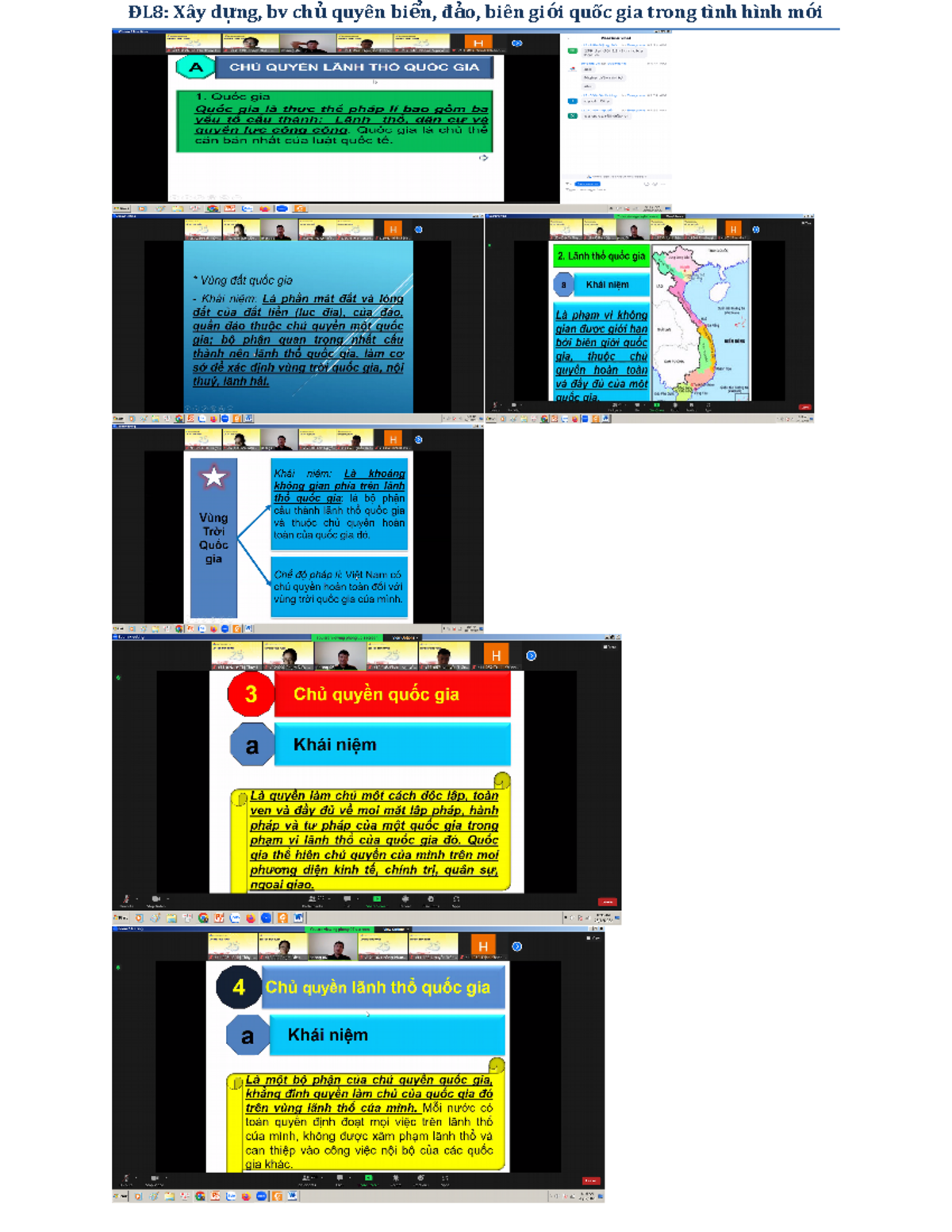 GDQP HP1 - câu hỏi - quân sự - ĐL8: Xây d ựng, bv ch ủ quyềền bi ển, đ ảo, biền gi ới quốốc gia ...