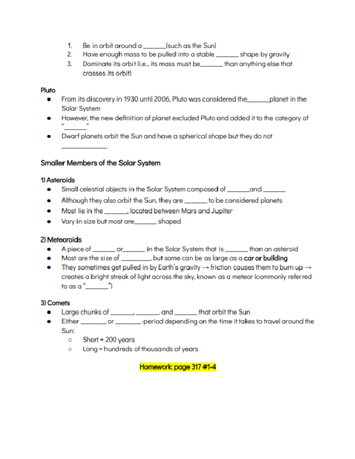 Worksheet 7 - Science Assignment - Studocu