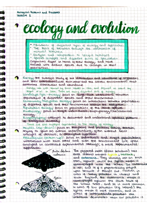 Ecological pattern and processes - Ecological patterns and process ...