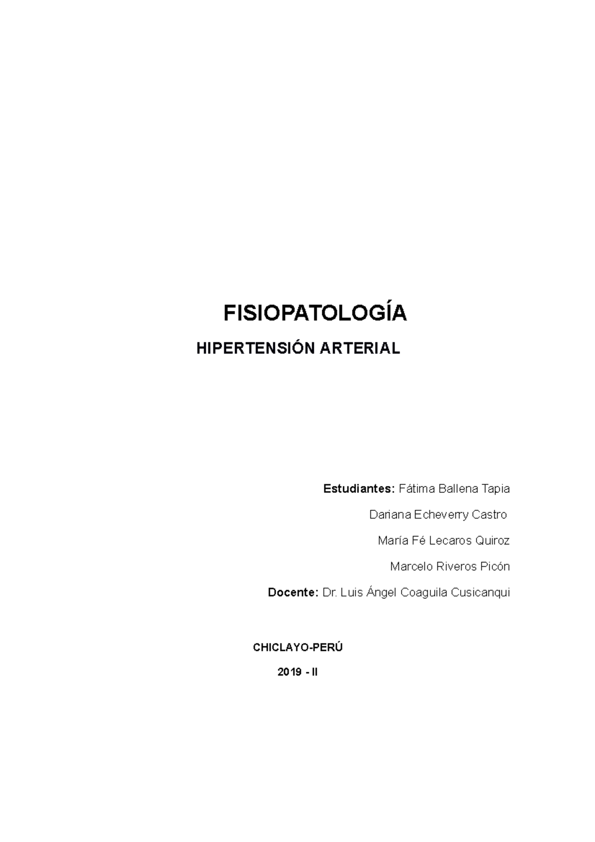 1. SEM- Fisiopato - Nota: 17 - FISIOPATOLOGÍA HIPERTENSIÓN ARTERIAL ...