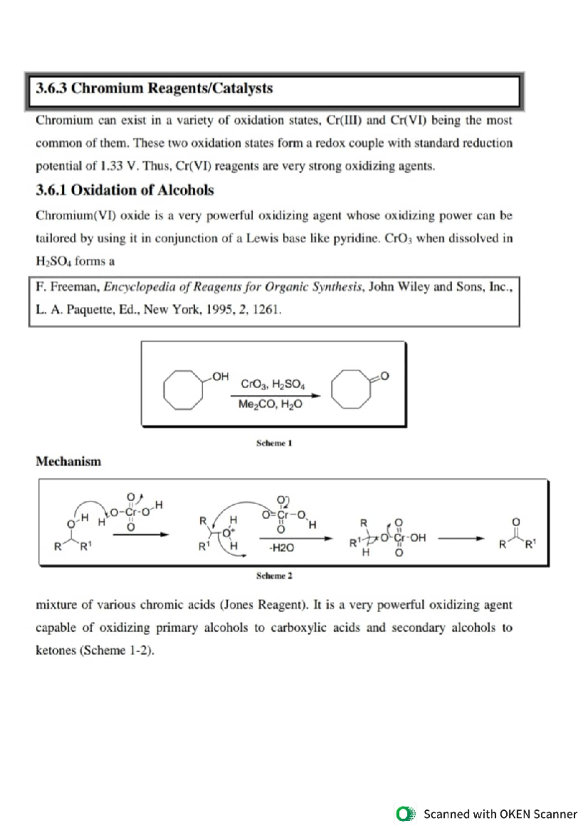 Chemistry- Chromium Reagents/Catalysts, Chromium- Carbene Complex ...
