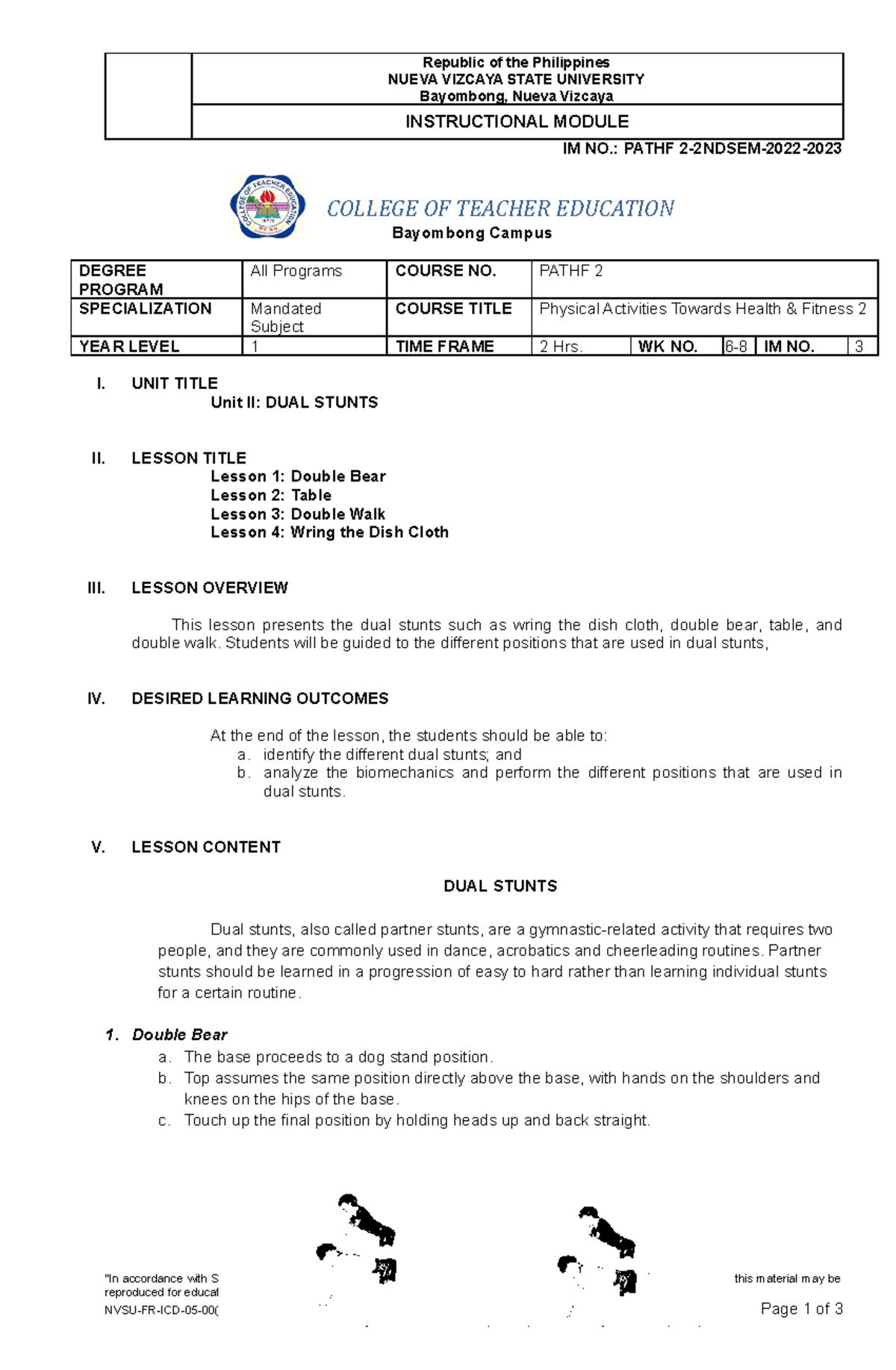 Pathf 2 Module 3 Midterm 1 - Republic of the Philippines NUEVA VIZCAYA STATE UNIVERSITY ...