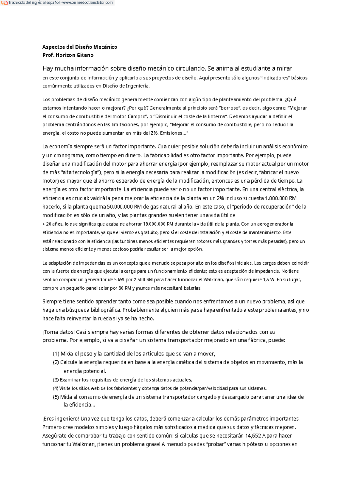 Aspects of Mechanical Design by Horizon - Aspectos del Diseño Mecánico ...
