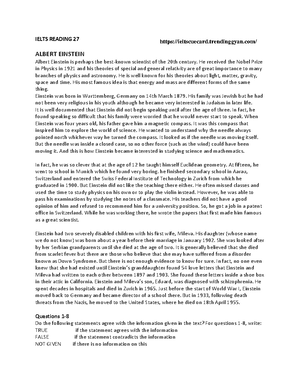 Ielts Reading TEST 29 - Reading Test 29 Making Time for Science ...