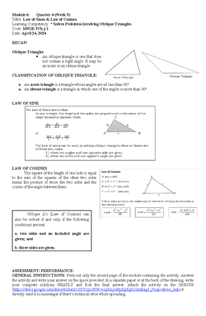 PT G10 Mathematics - For download purposes only. - SECOND PERIODICAL ...