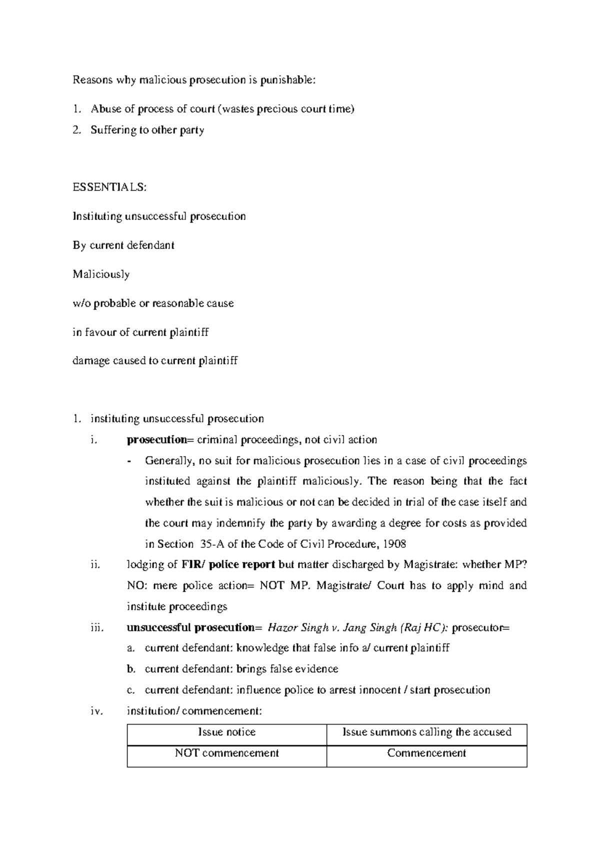 3 Malicious Prosecution - Reasons why malicious prosecution is ...