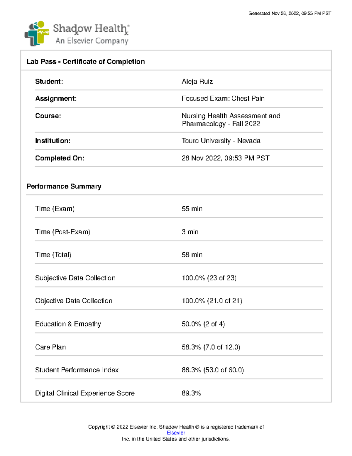 Shadow helath abpass chest pain - Generated Nov 28, 2022, 09:55 PM PST ...