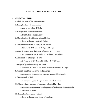 Animal Science Swine Production - SWINE PRODUCTION Terms to know: Pig ...