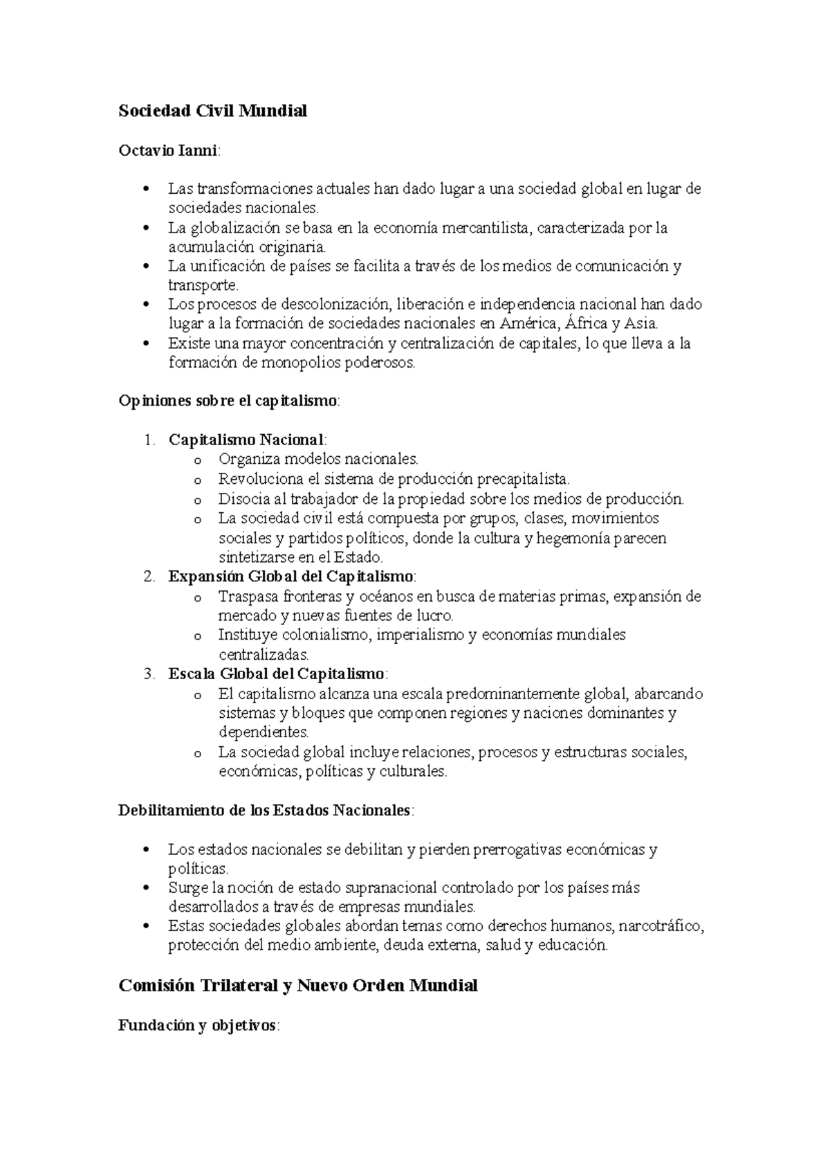 Libro de ariosto - Sociologia primer semestre - Sociedad Civil Mundial ...