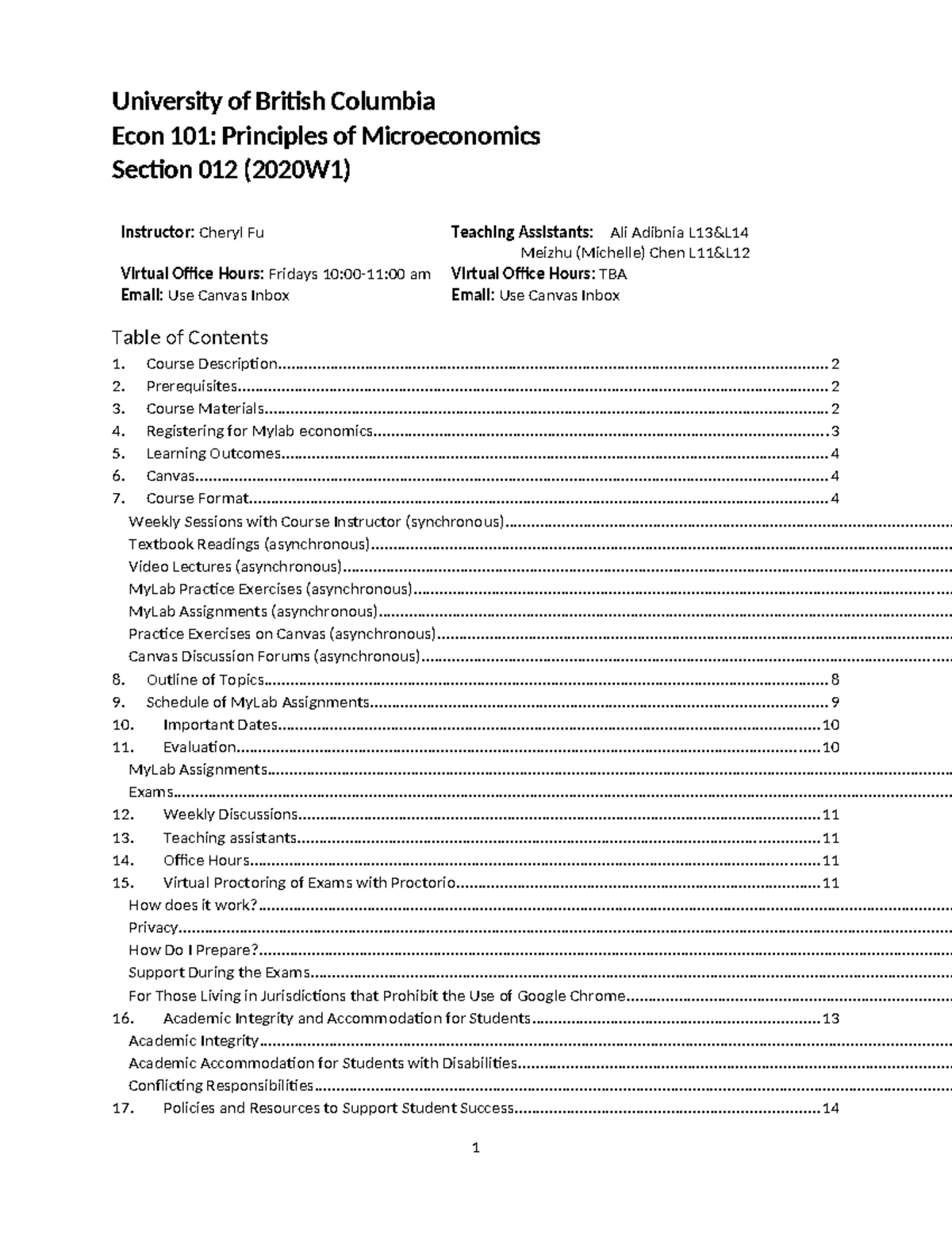 Econ101 2020W1 course outline 012 Fu - University of British Columbia ...