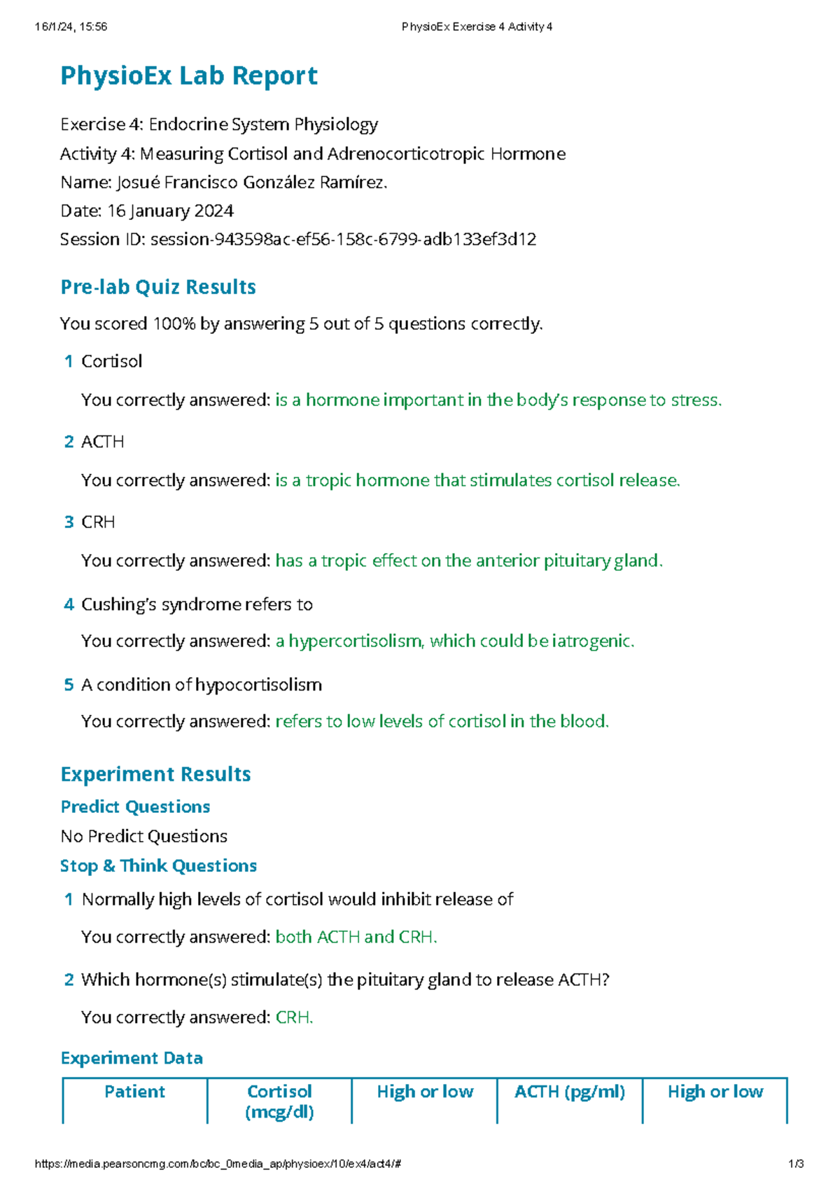 Physio Ex Exercise 4 Activity 4 - pearsoncmg/bc/bc_0media_ap/physioex ...