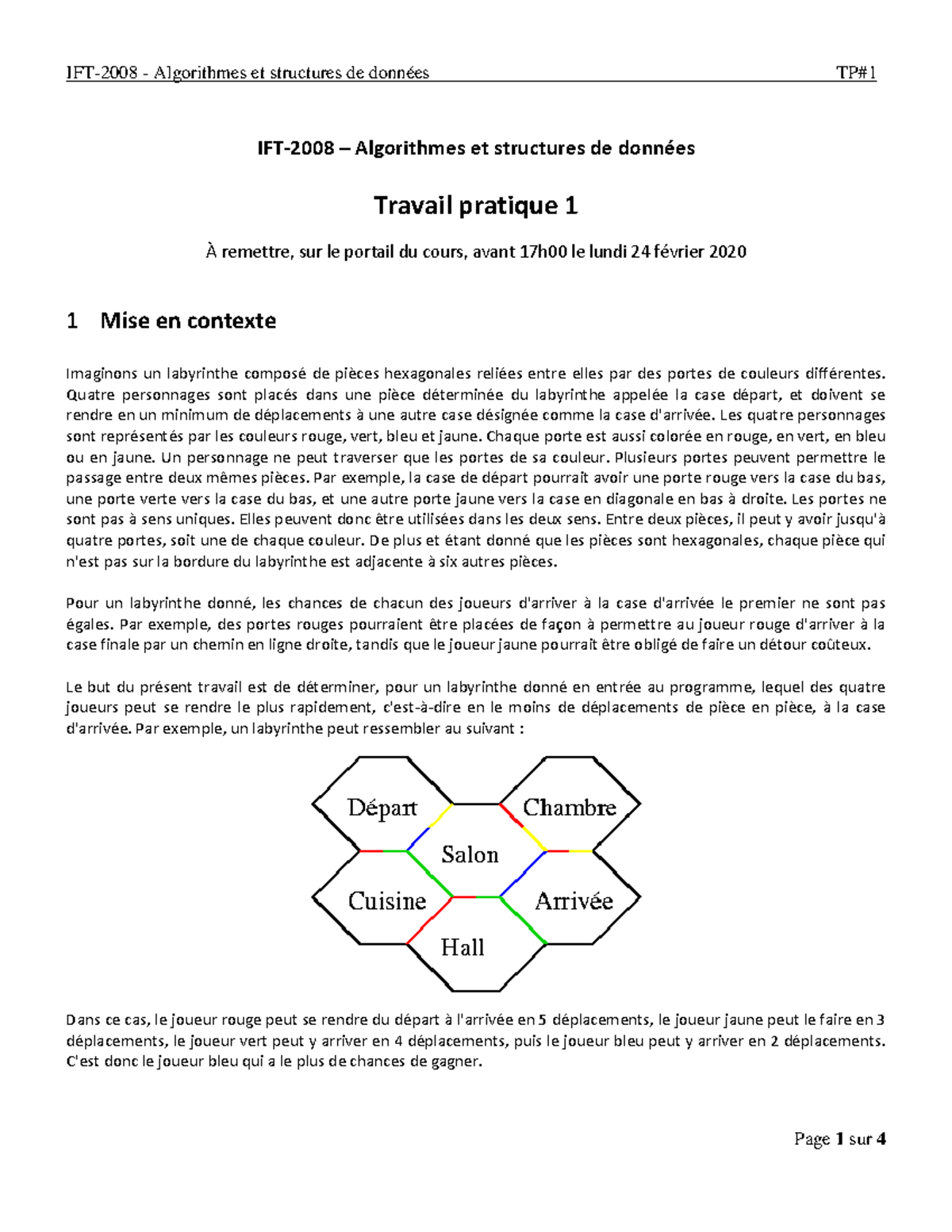 TP1-H2020 - tp1 h20 - IFT- 2008 - Algorithmes et structures de données ...