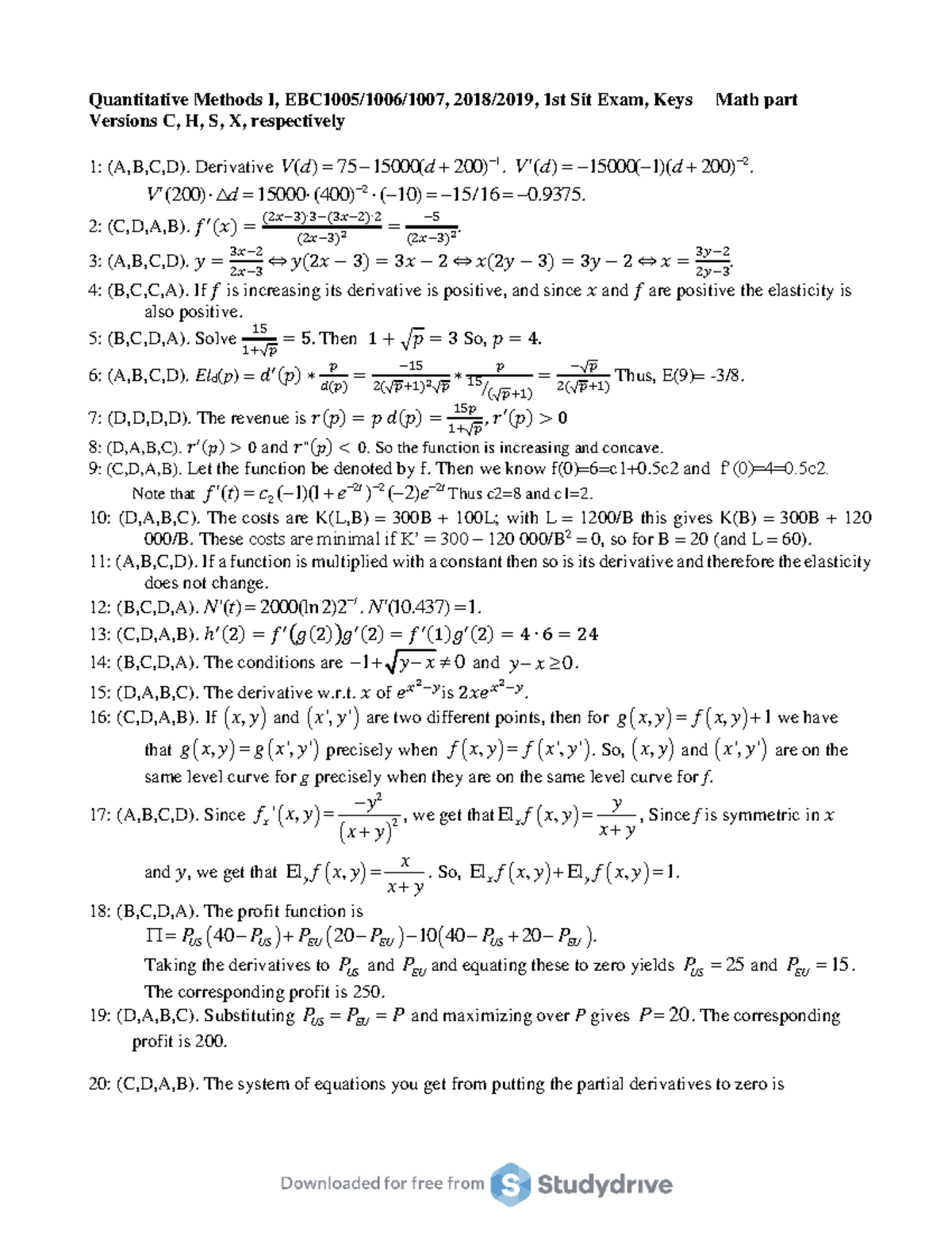 qm1-2018-1st-sit-exam-answer-key-quantitative-methods-i-ebc1005-1006