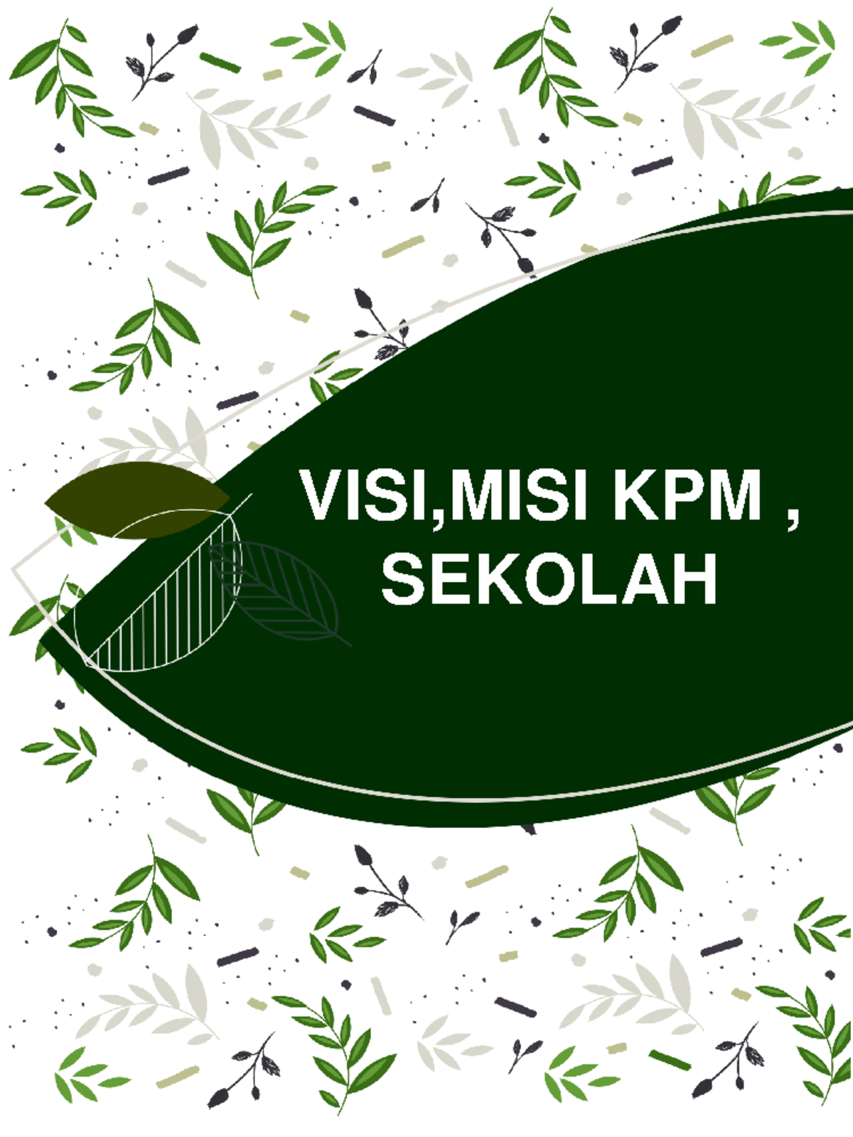 VISI MISI KPM Sekolah - visi kpm - Diploma in Building Technology ...