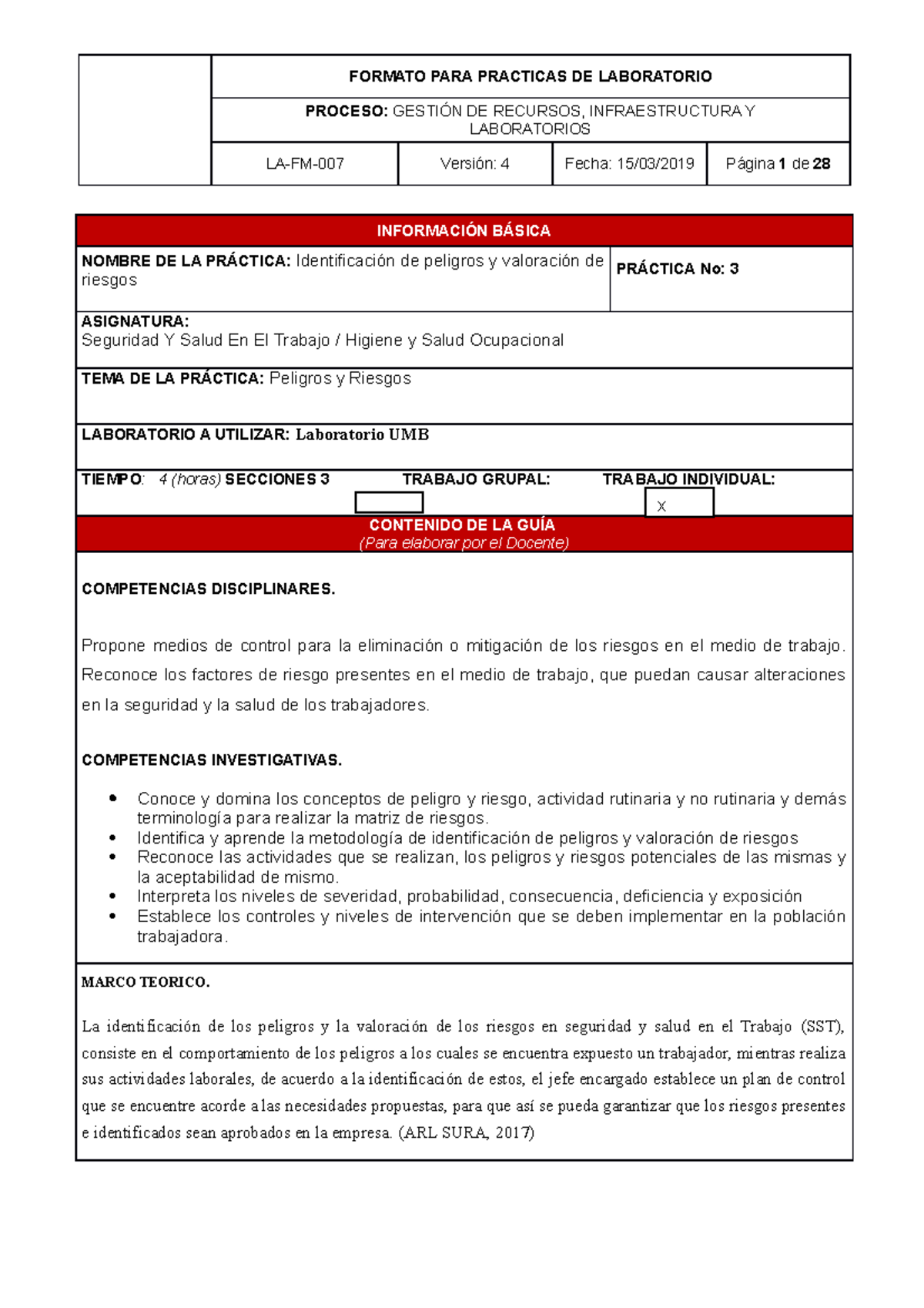 LAB- GTC 45 - informe GTC 45 - PROCESO: GESTIÓN DE RECURSOS ...