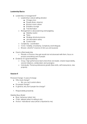 LPC Final Exam - Leading People & Change Individual Final Exam, Nov ...