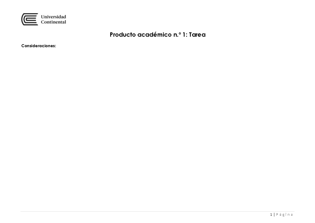 Tarea 1 matematica financiera sha - Producto acadÈmico n.∫ 1: Tarea Consideraciones: Enunciado 1 ...