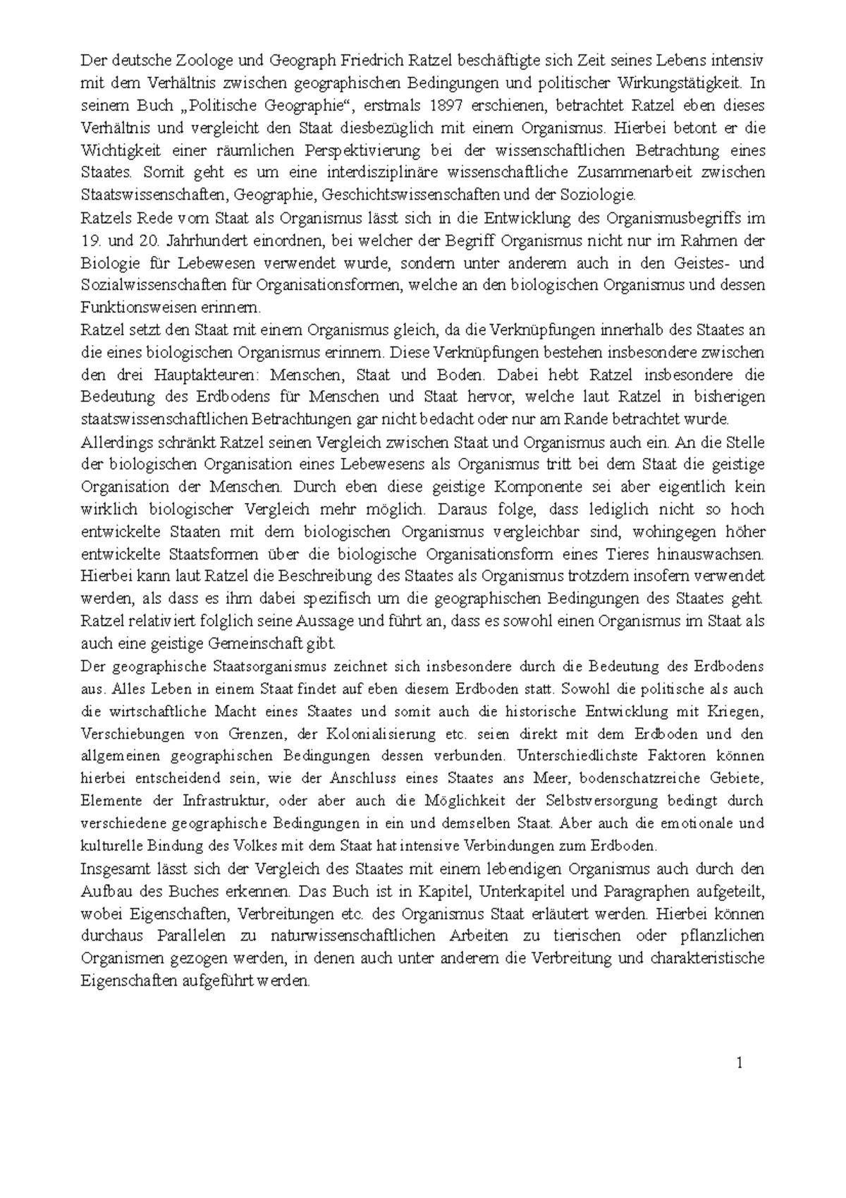 Friedrich Ratzel “Politische Geographie” (1. Auflage von 1897 und 2 ...