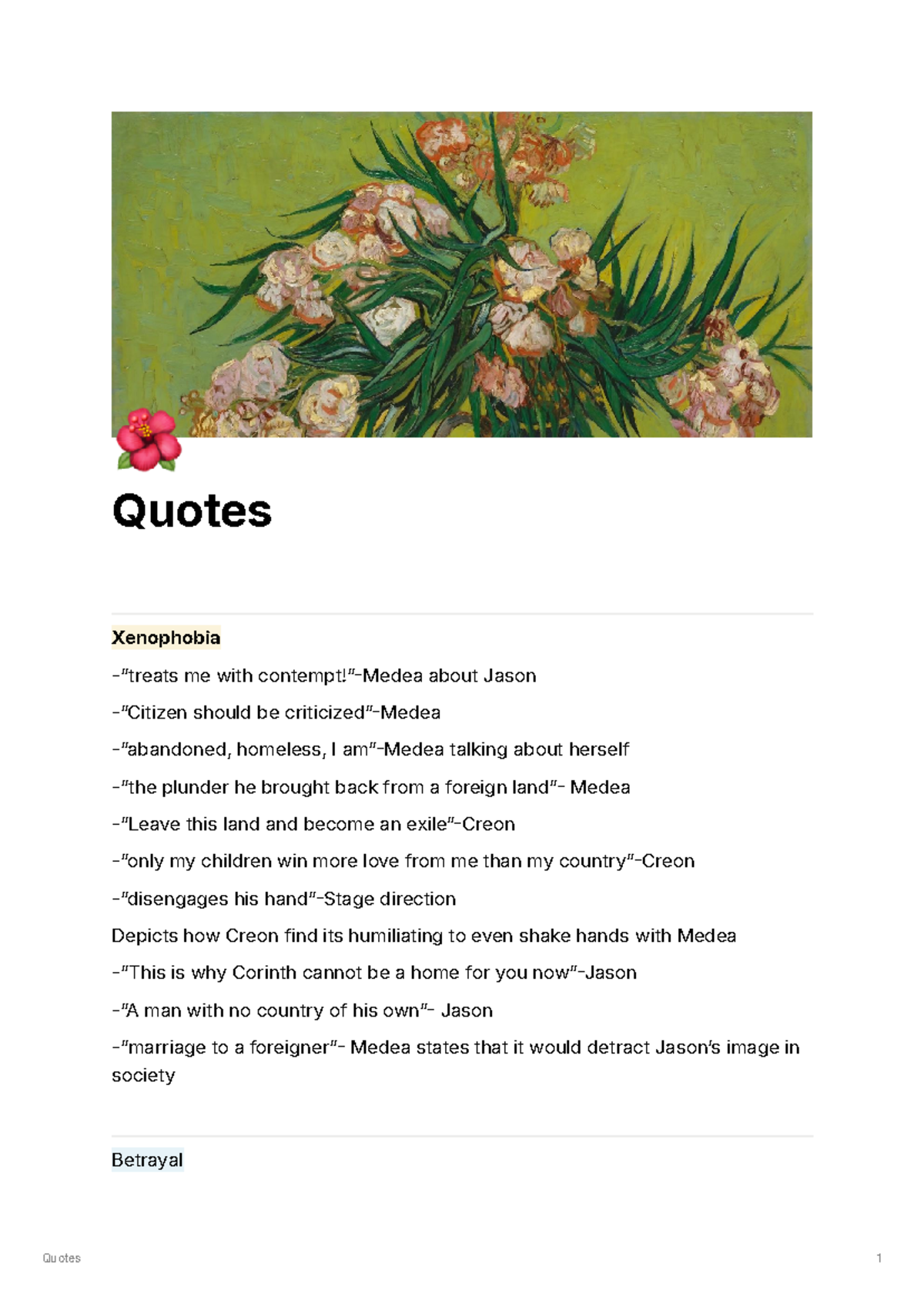 Quotes for Medea - 🌺 Quotes Xenophobia ˮtreats me with contempt!ˮ Medea ...