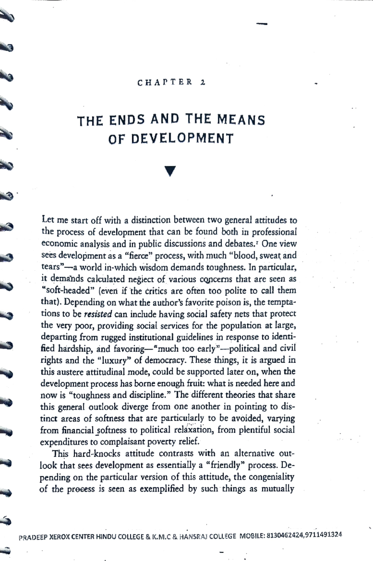 Reading-5 part(2) THE ENDS AND THE Means OF Development - CHAPT ER 2 ...