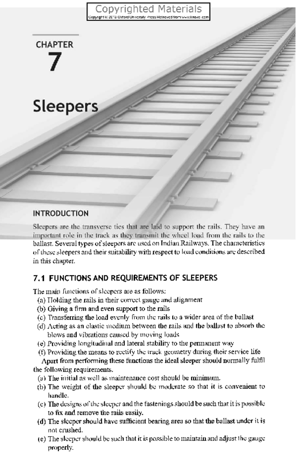 Lecture 18 - lec - CHAPTER Sleepers INTRODUCTION Sleepers are the ...