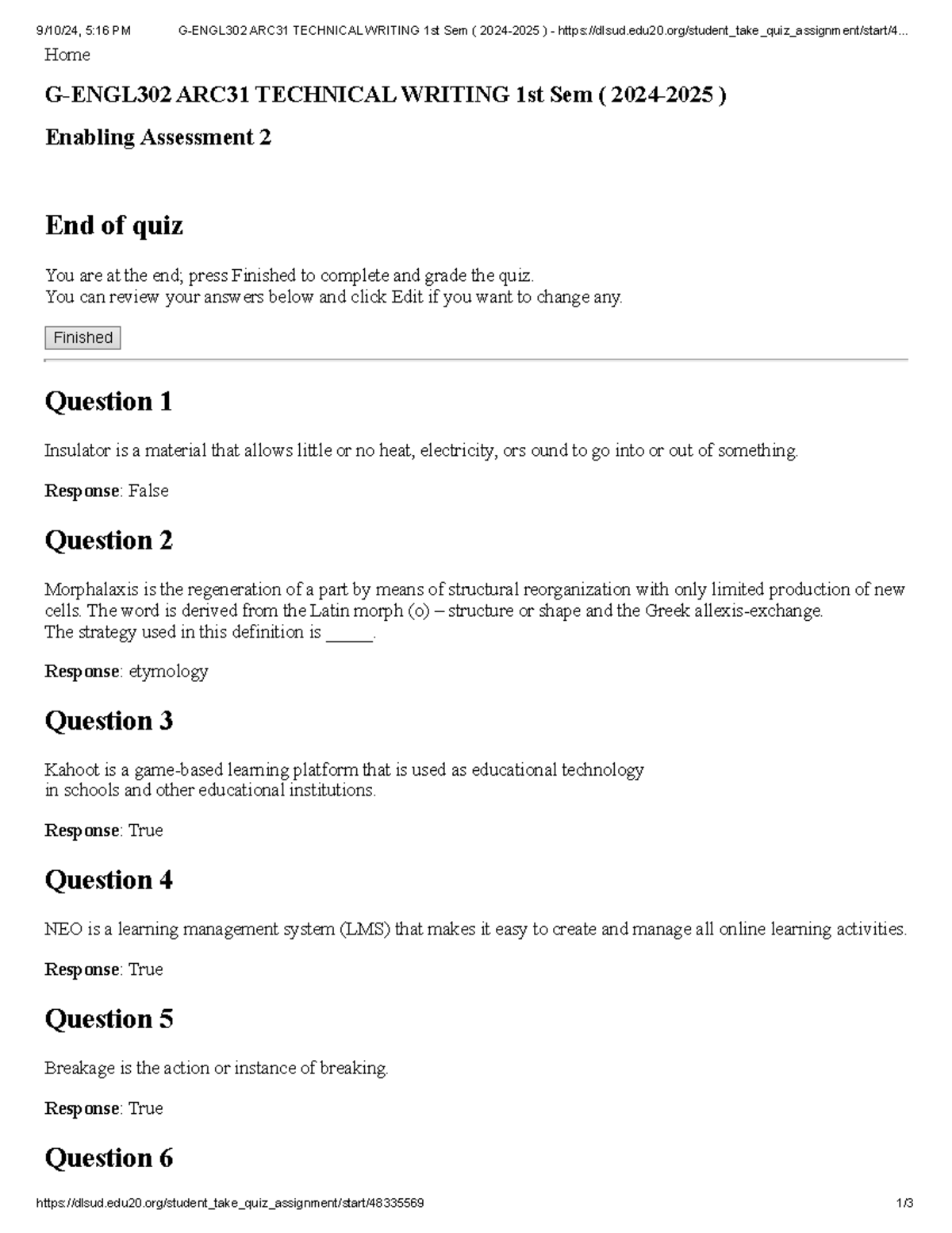 Technical Writing - Home G-ENGL302 ARC31 TECHNICAL WRITING 1st Sem ...