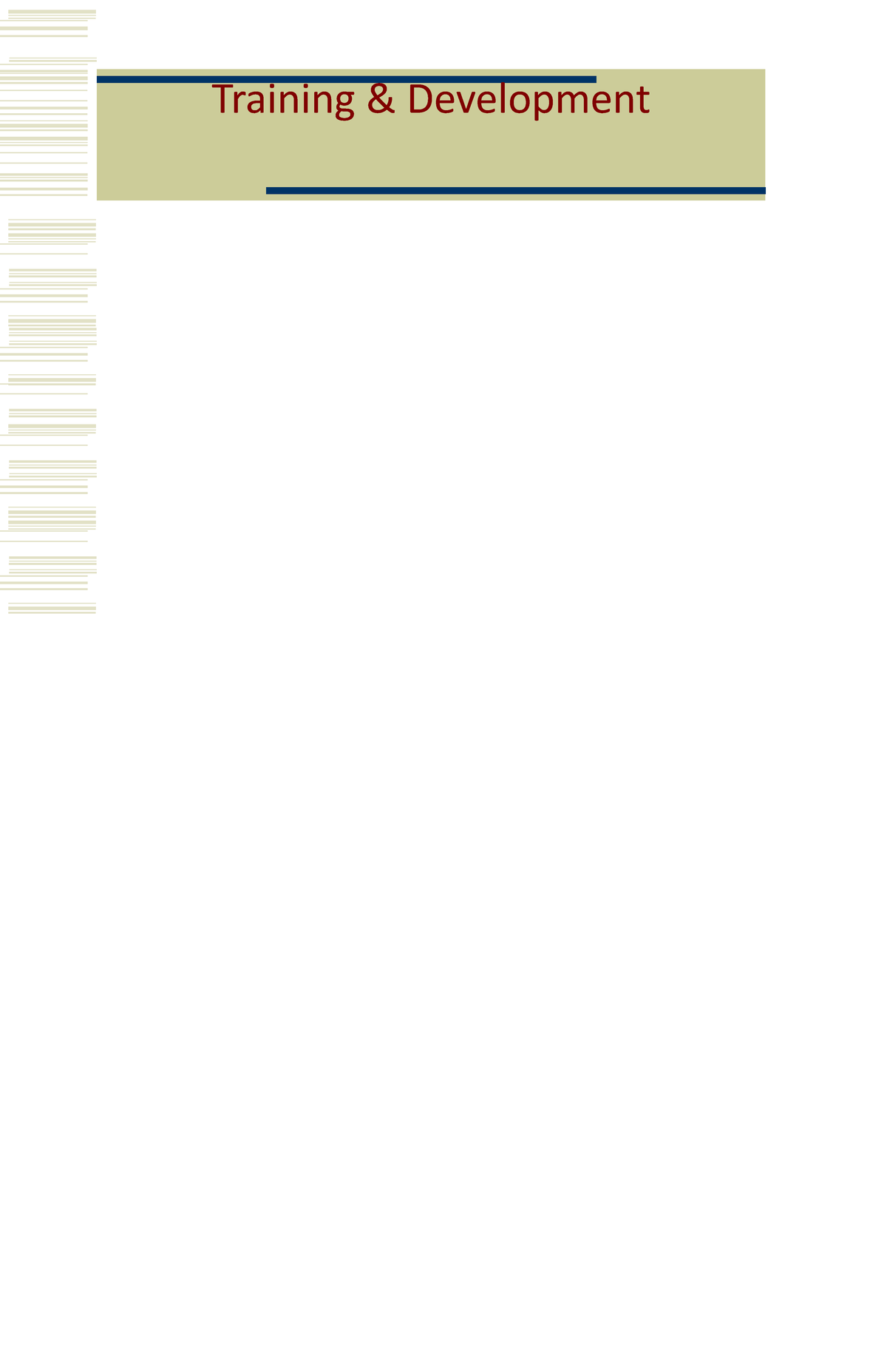 Introduction to training Introduction to training - Training ...