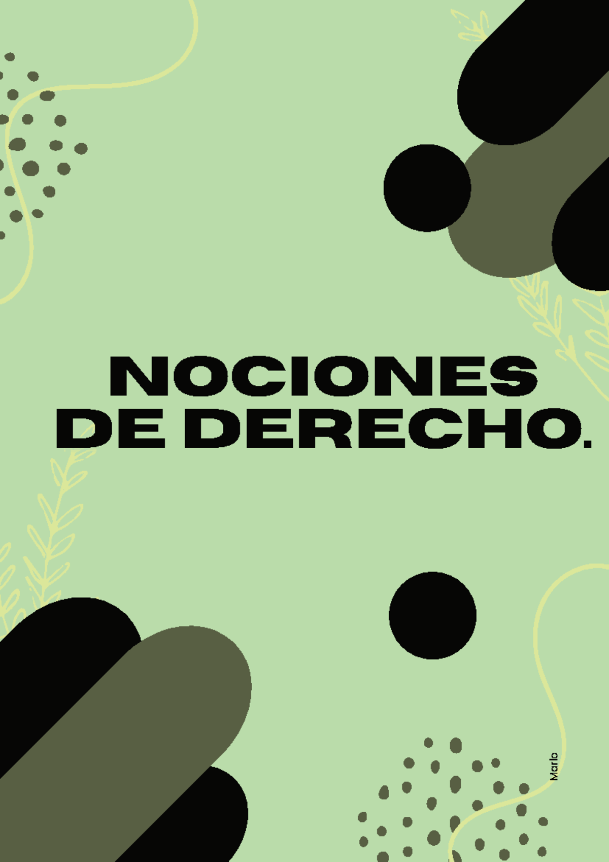 Guia de estudio - NocionesNocionesNociones de derecho derecho. de ...
