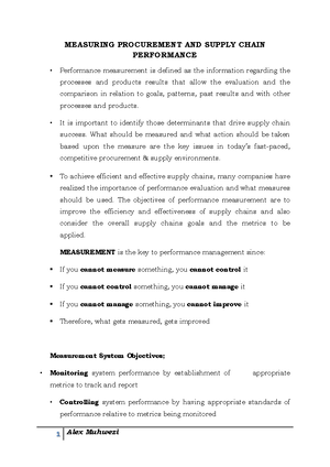 Principles-of-procurement 2-notes - lOMoAR cPSD| 2637990 Alex Muhwezi ...