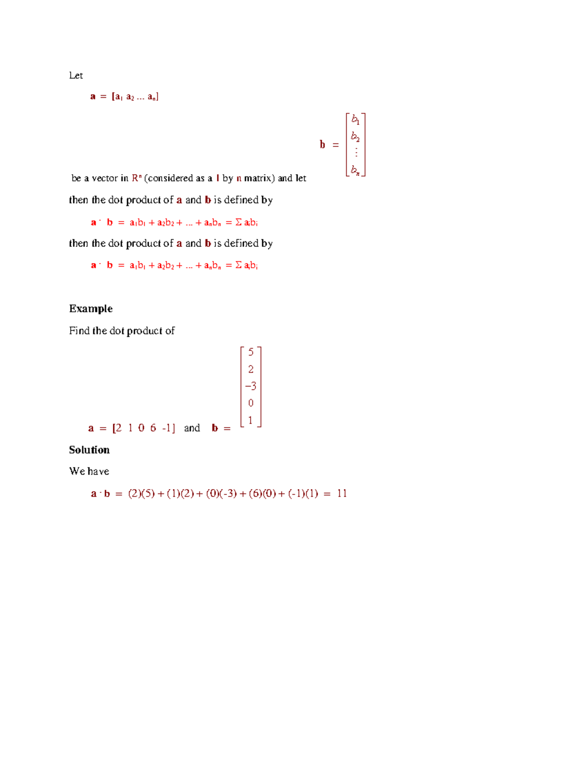 Matrix Multiplication - Linear Algebra - Warning: TT: undefined ...