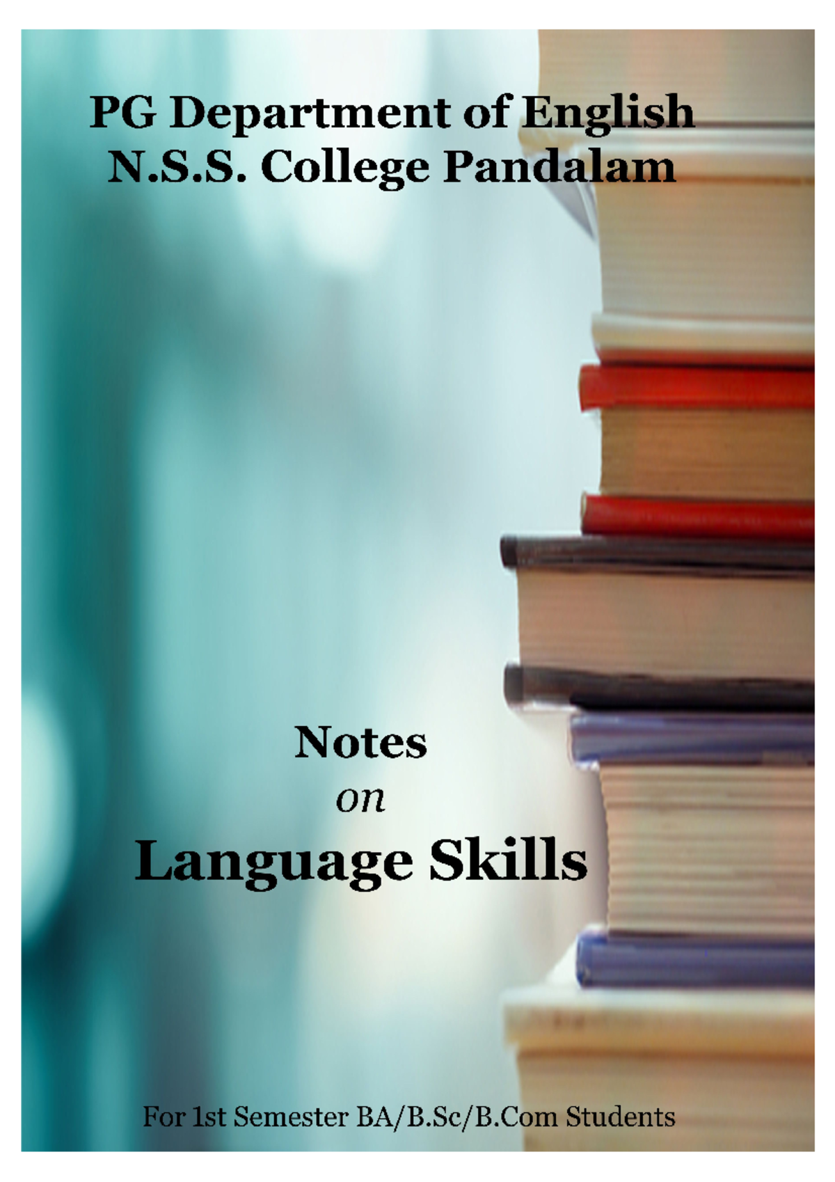 BEST Notes ON Language Skills FROM BEST University - Semester 1 ...