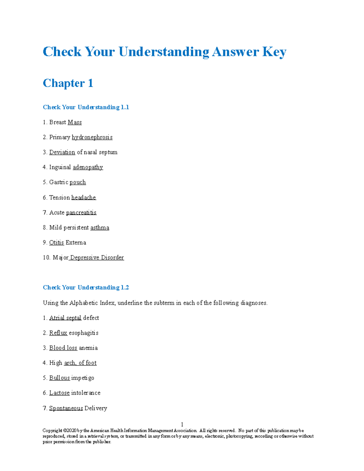Ch01 - Answer Key - Check Your Understanding Answer Key Chapter 1 Check ...