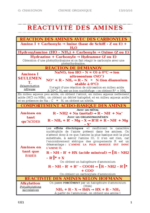 CHIMIE ORGANIQUE : LES ALCOOLS - O. CHAVIGNON CHIMIE ORGANIQUE 13/10 ...