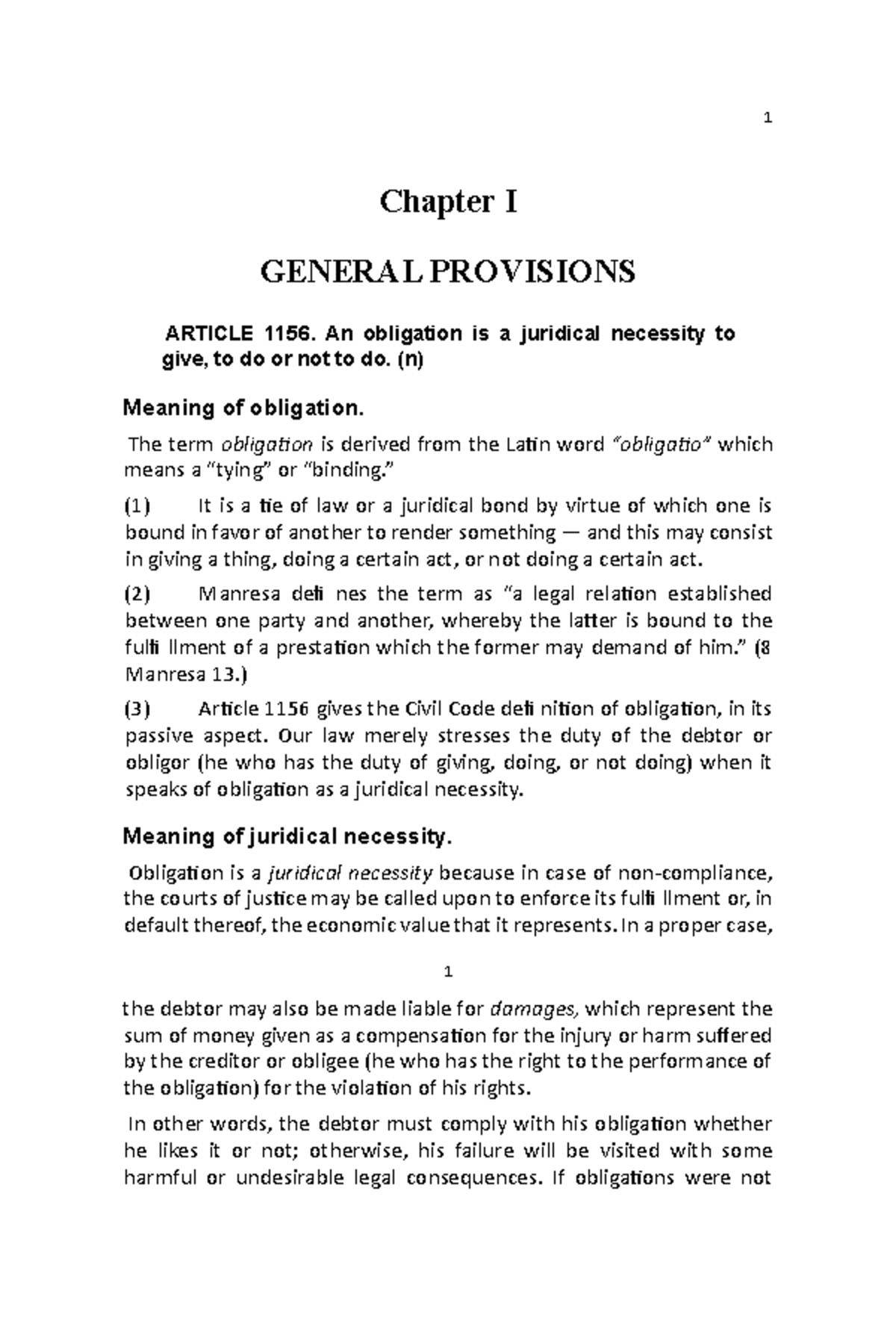 Chapter 1 - It will help you. - 1 Chapter I GENERAL PROVISIONS ARTICLE ...