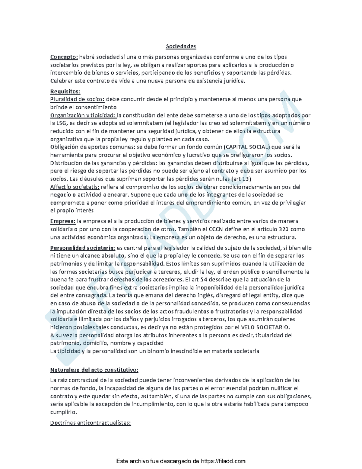 Sociedades primer parcial - Warning: TT: undefined function: 32 Warning: TT: undefined function ...