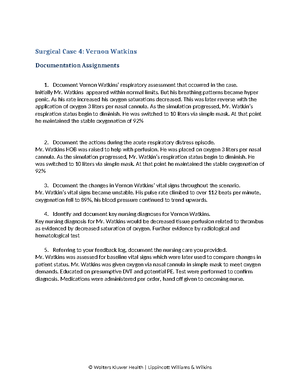 VSIM steps Vernon Watkins - VSIM steps You washed your hands. To ...