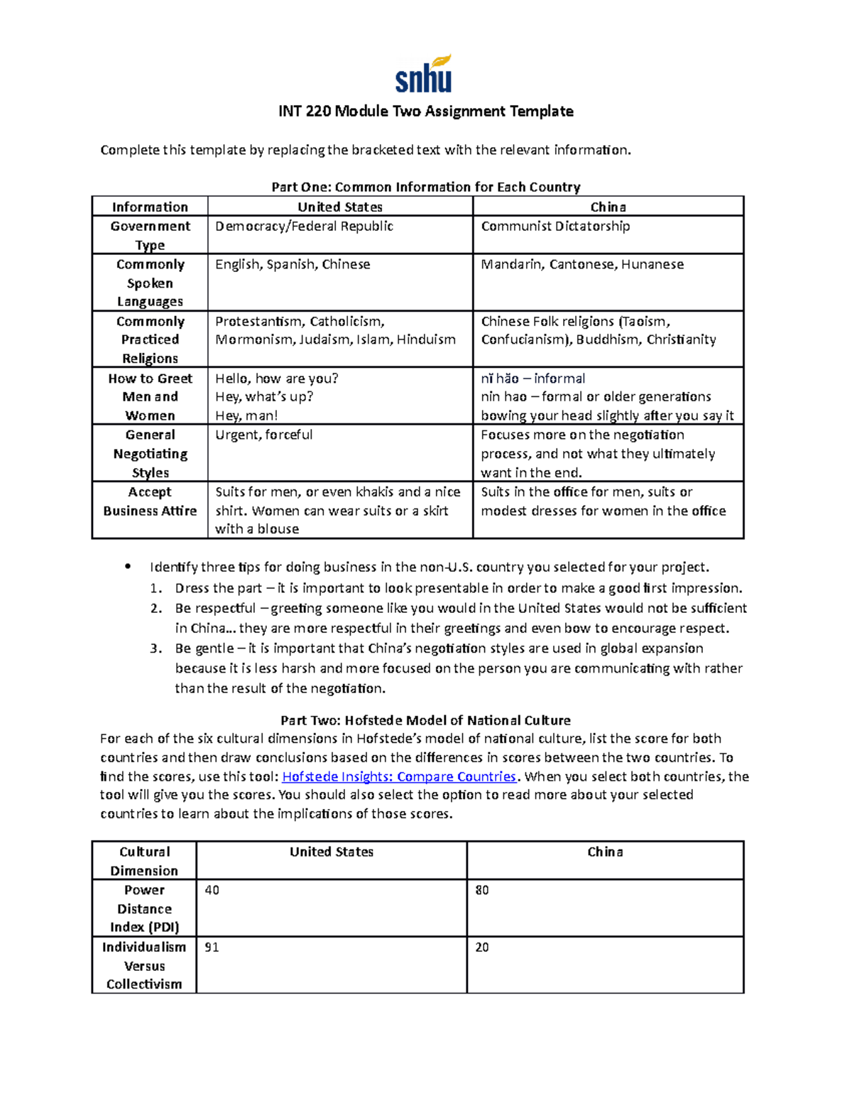 Int 220 Module Two Assignment Template Int 220 Module Two Assignment