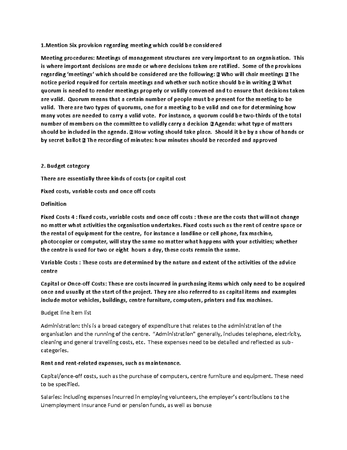 Document (15) - Answer for the question paper for unvisrty of south ...