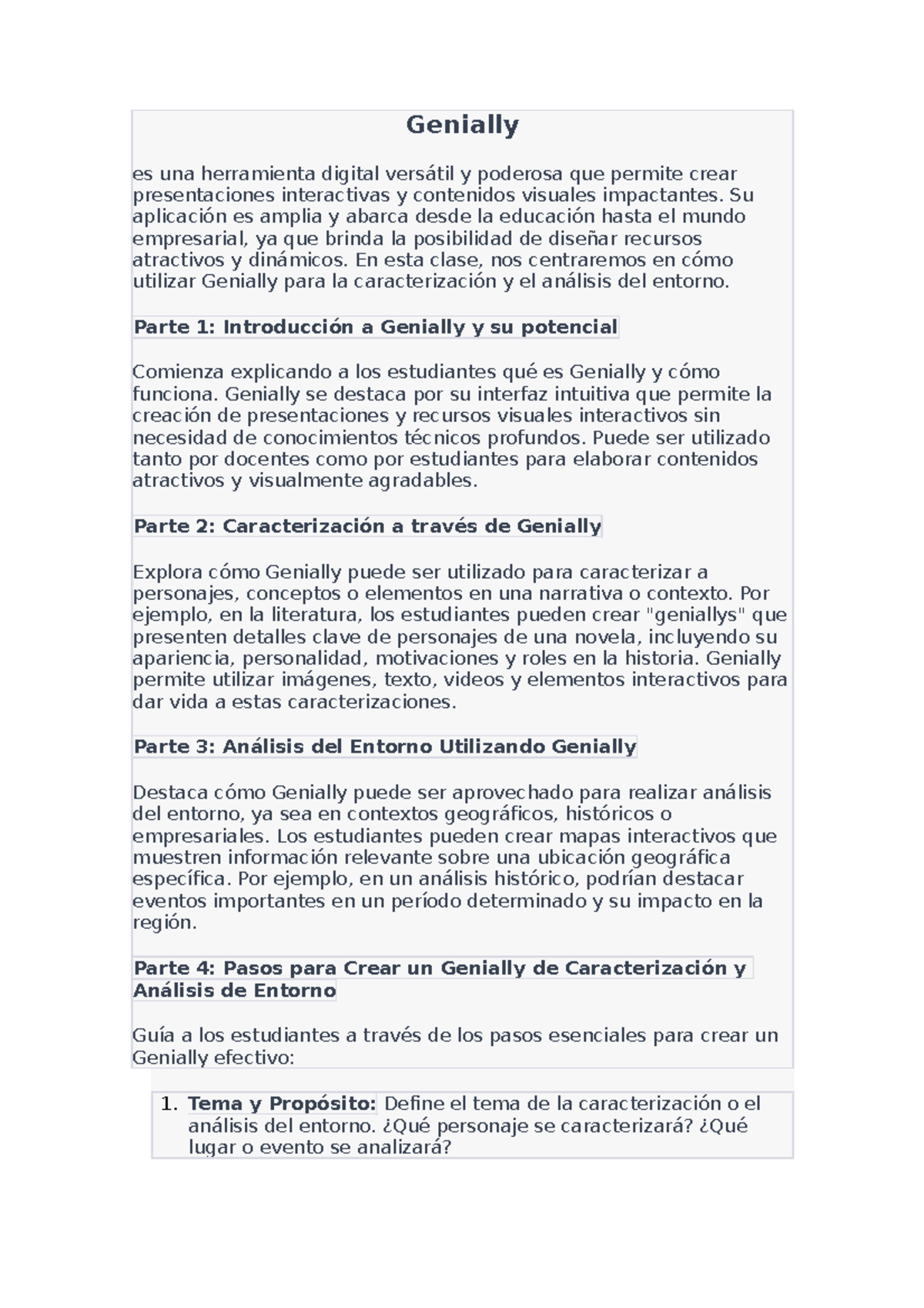 Genially Clase - Genailly - Genially es una herramienta digital ...