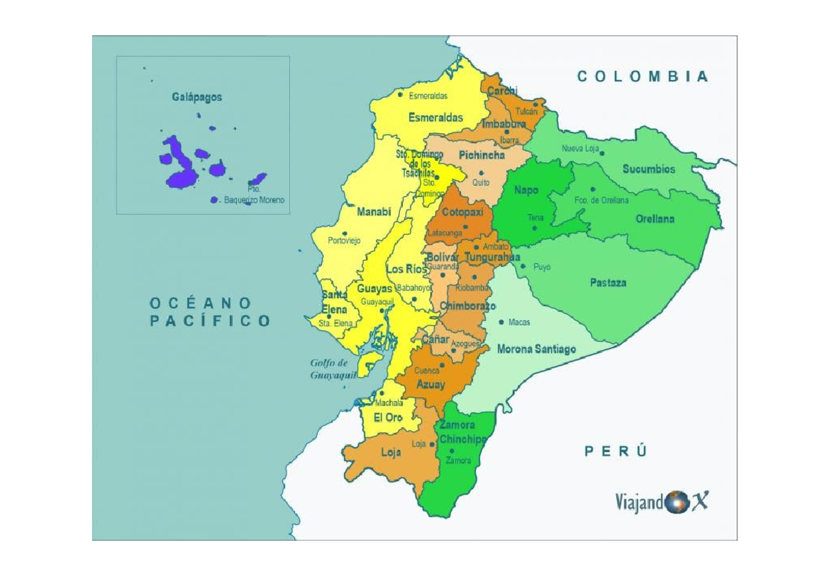 Mapas DEL Ecuador - Historia Y Ciencias Sociales - Studocu