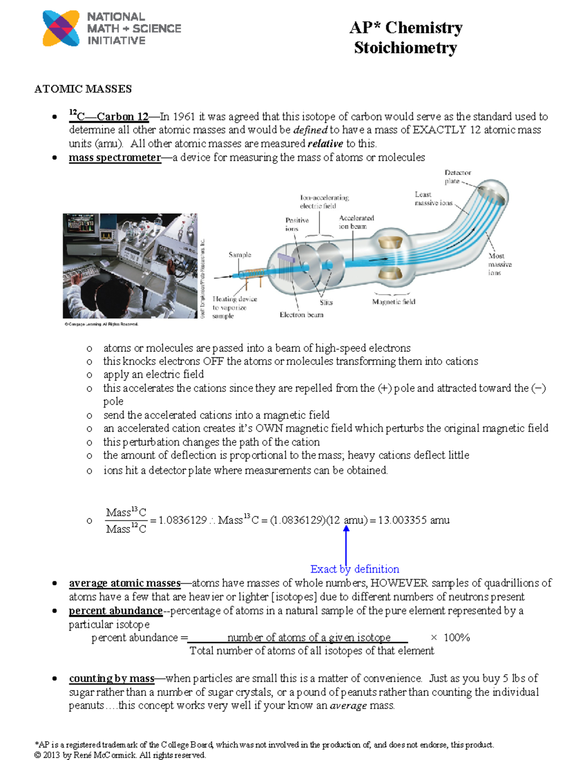03 Stoichiometry with answers - AP* Chemistry Stoichiometry *AP is a ...