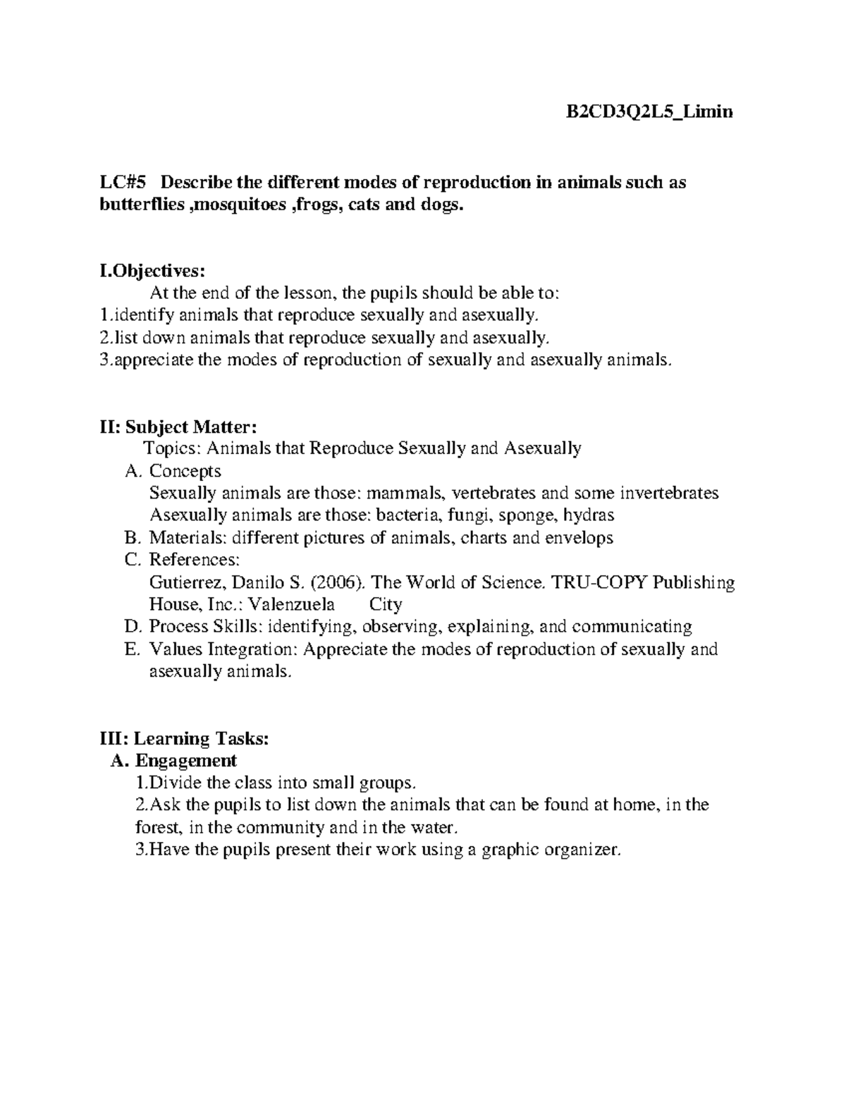 Animals-sexual-asexual - B2CD3Q2L5_Limin LC#5 Describe the different ...