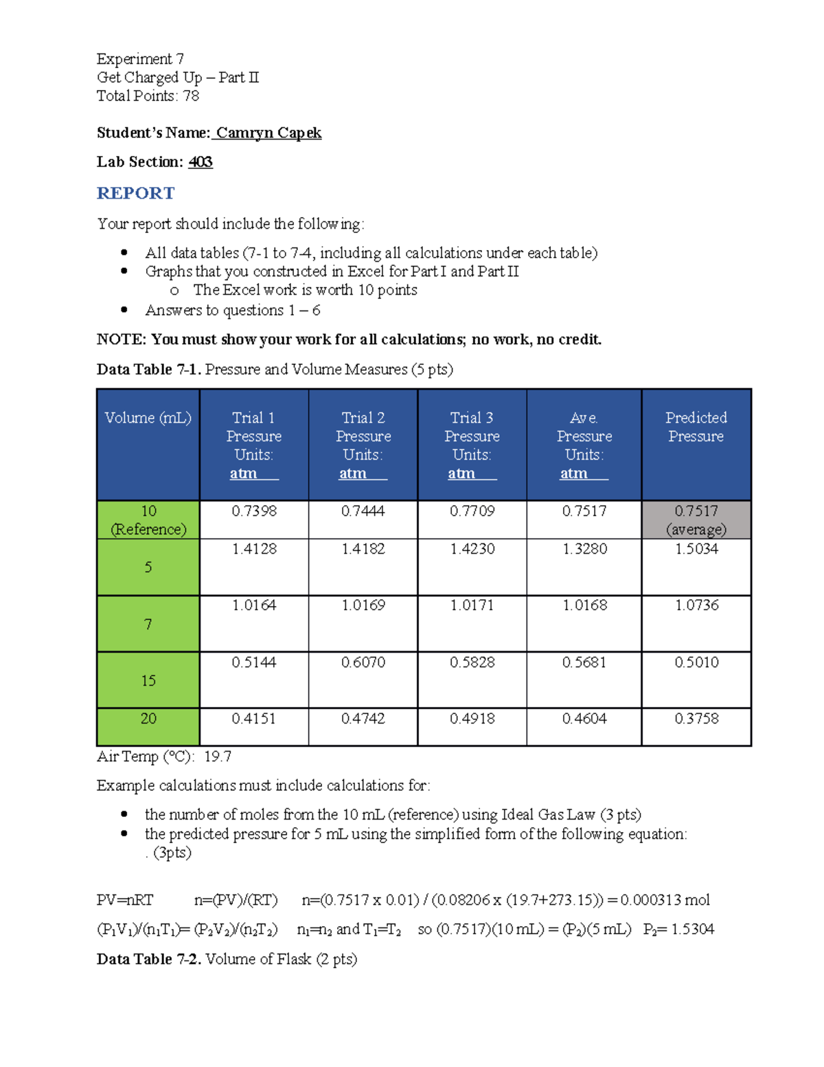 Get Charged Up Part 2 - Get Charged Up – Part II Total Points: 78 ...