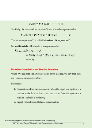 Maths Probability Questions - Engineering Mathematics-V (Probability Random Processes) - Studocu