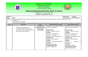 Letter to Parents HGP - Republic of the Philippines Department of ...